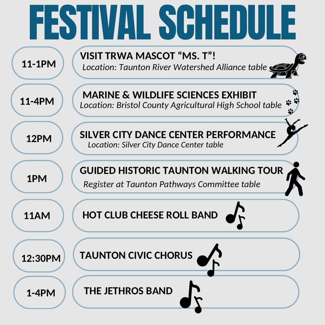 Festival Schedule of Events – Taunton River Watershed Alliance